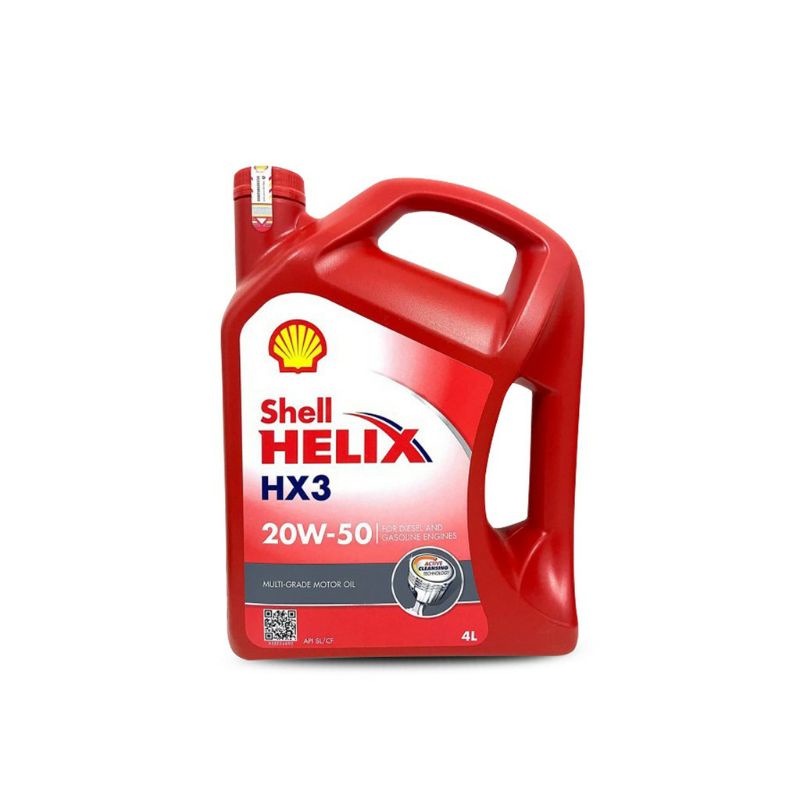 Jual Shell Helix HX3 Sae 20/50 Bensin, Diesel 4 Liter Galon (Dijamin ...