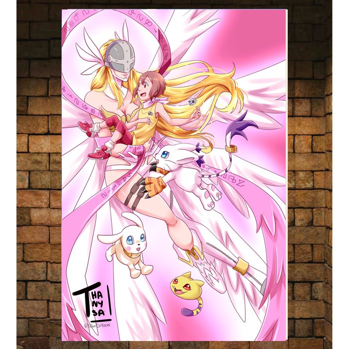 Jual Poster Digimon Adventure Angewomon Shopee Indonesia