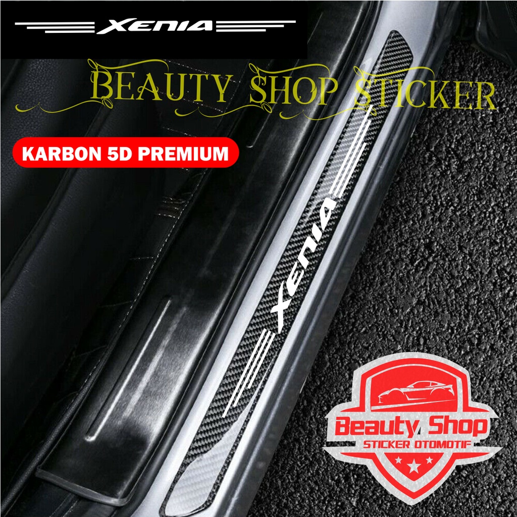 Jual stiker sticker carbon 5d daihatsu xenia karbon sillplate sill ...