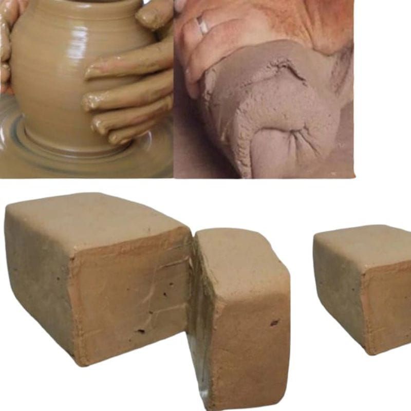 Jual TANAH LIAT LEMPUNG PRAKARYA SEKOLAH ASLI PLERED 1 KG | Shopee Indonesia