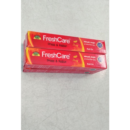 Jual Minyak angin Fresh care merah press n relax hot strong 10ml ...