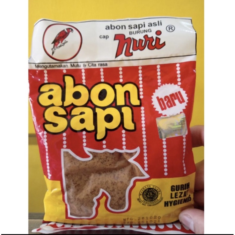 Jual abon sapi nuri kemasan 90gr | Shopee Indonesia