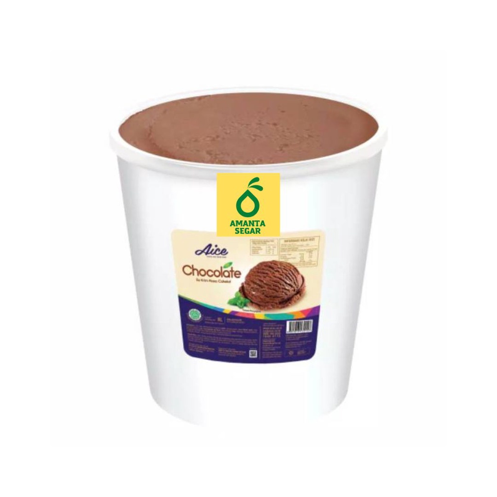 Jual Es Krim Aice Ice Cream Premium Cokelat Bucket 8 Liter Ember Kecil Manis Lembut Segar ...