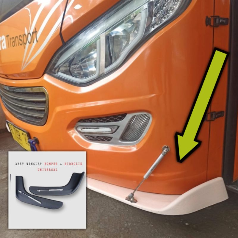 Jual Winglet mini untuk bus dan truk winglet bemper bus truk winglet ...