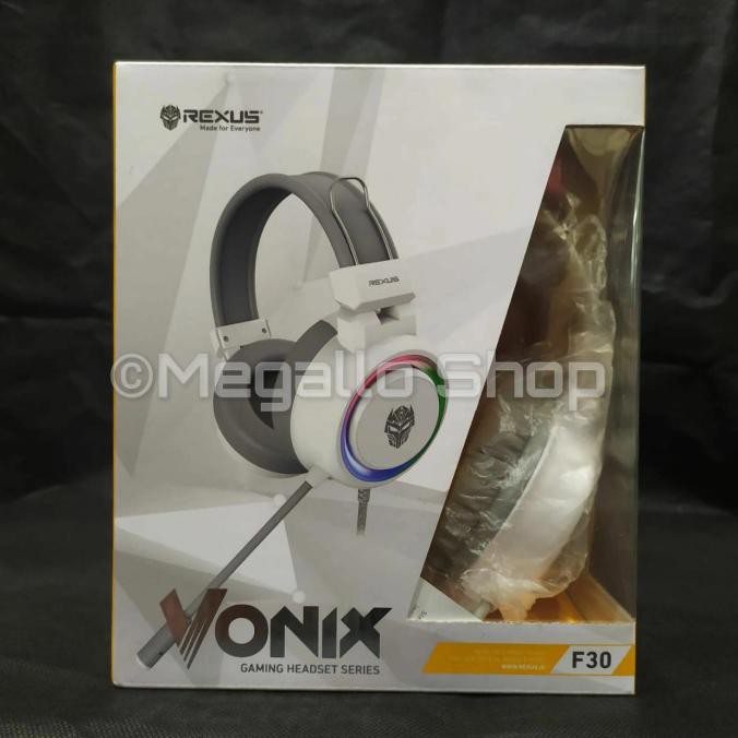 Jual Rexus Vonix F30 White Edition Gaming Headset Garansi Resmi - Putih ...