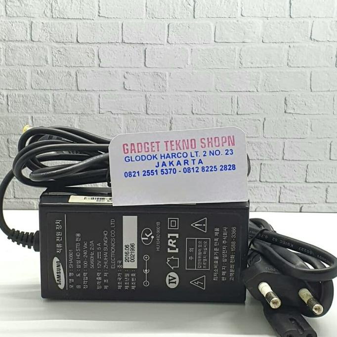 Jual adaptor SAMSUNG 12v 5a original KOREA khusus gojek atau grab ...