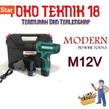 Jual BOR BATRAI MODERN M-12V / Modern M12V / Bor Batrai 10 mm | Shopee ...