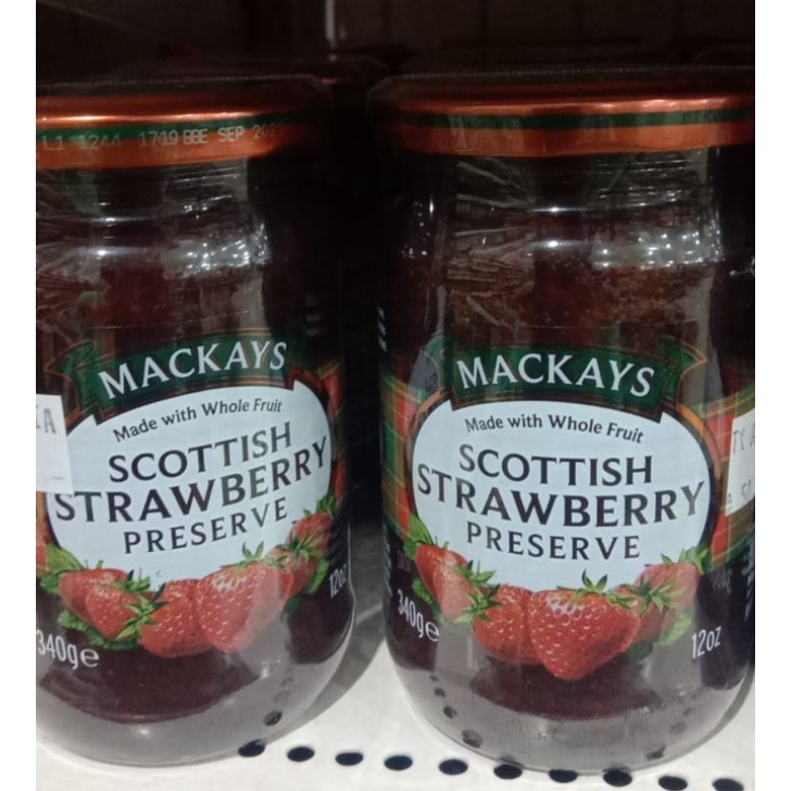 Jual Selai Strawberry Mackays 340gram | Shopee Indonesia