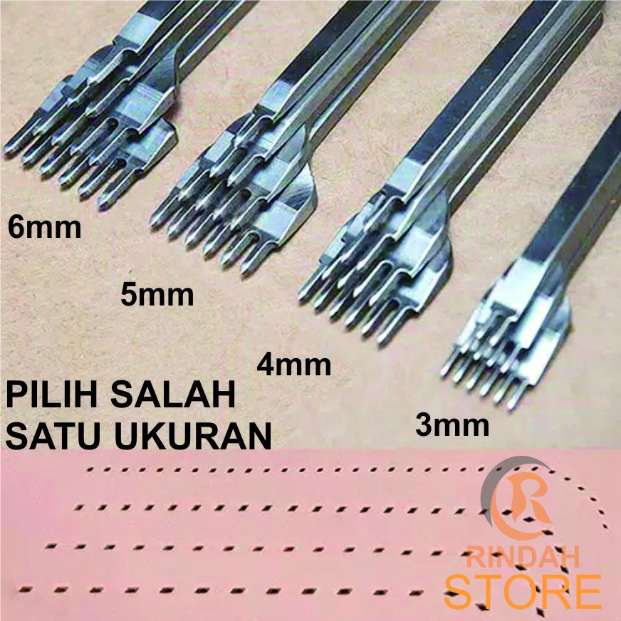 Jual Set 4pcs Alat Kerajinan Kulit Pelubang Kulit Plong Lacing ...