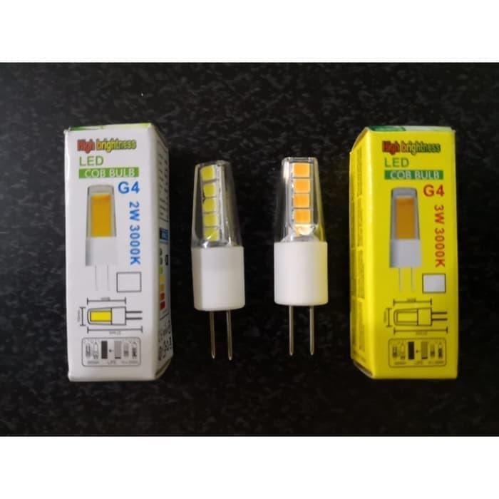 Jual Lampu G4 LED Halogen Kacang 2,5w 220v AC Warm White MR16 3000k HPL ...