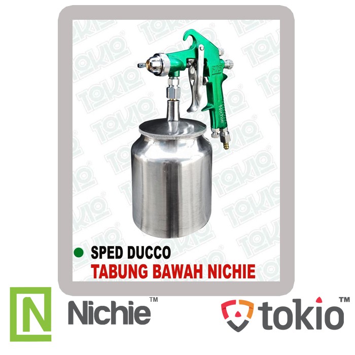 Jual lat Semprot Cat Sped Ducco Tabung Bawah NICHIE F75S | Shopee Indonesia