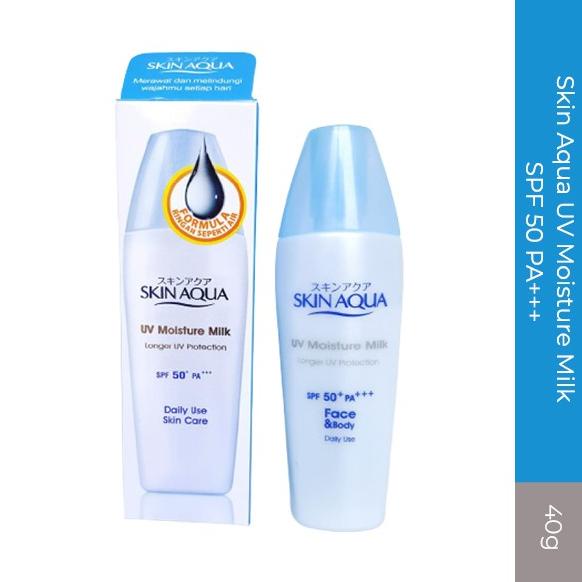 Jual Skin Aqua UV Moisture Milk SPF 50 40g | Shopee Indonesia