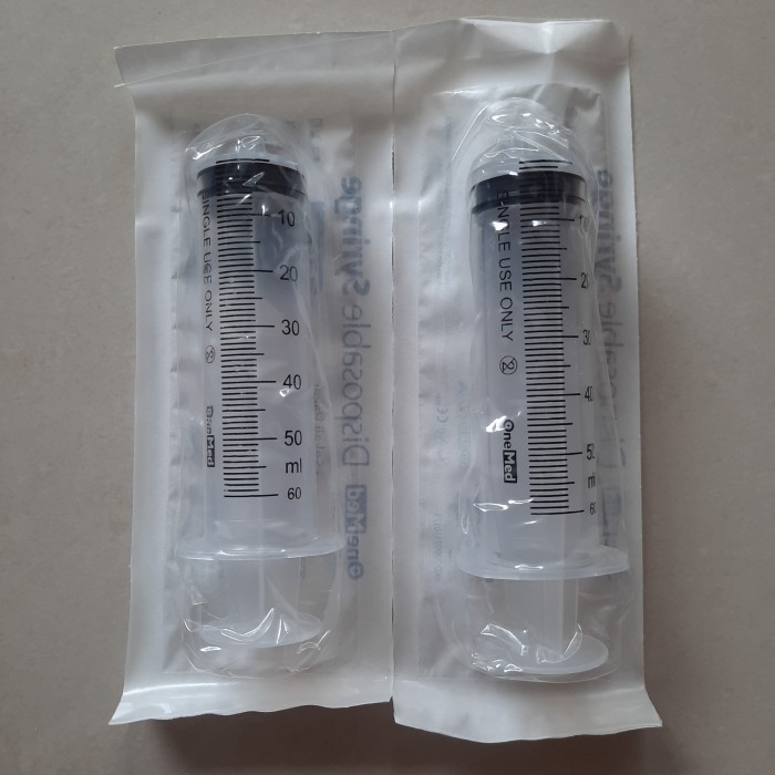 Jual SPUIT 50 CC ONEMED / Syringe 50 cc Onemed Lubang Pinggir | Shopee ...