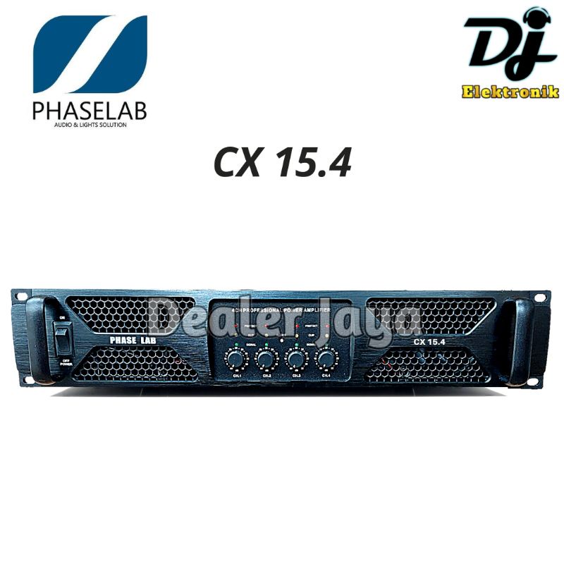 Jual Power Ampli Phaselab / Phase Lab CX 15.4 / CX15.4 - 4 channel ...