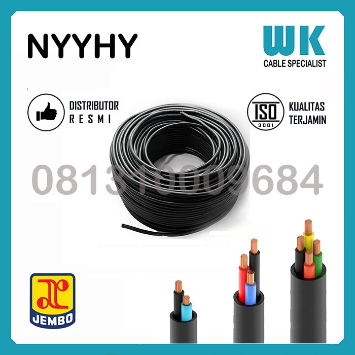 Jual Kabel Roll - Kabel Jembo Nyyhy 3X1.5 Mm 1 Roll= 50 M | Shopee Indonesia