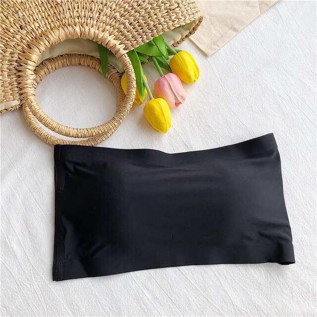 Jual BRA527 Bra Tanpa Tali Bandeau Tanpa Kawat Tali Silang Kait One ...