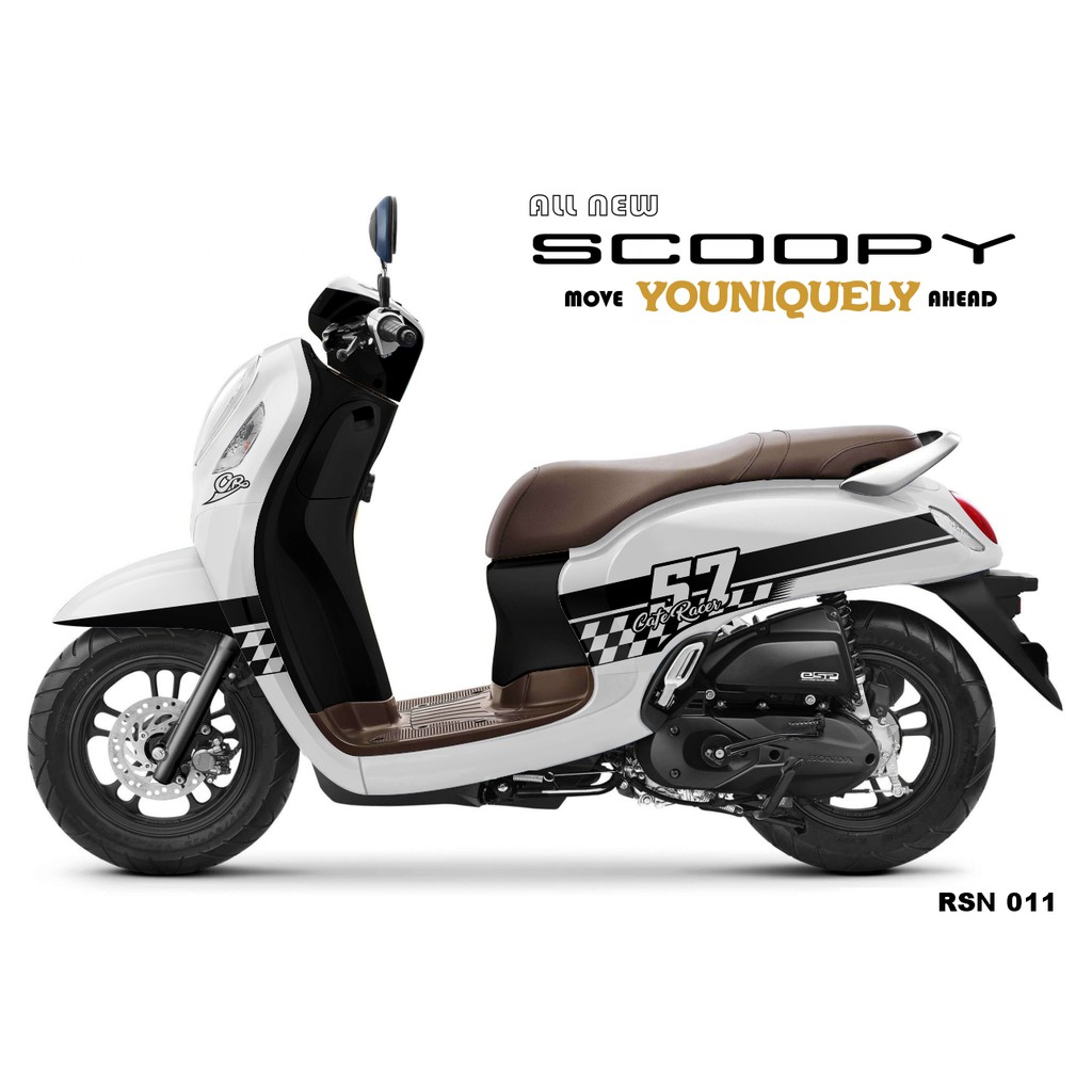 Jual Decal Sticker Fullbody Honda Scoopy New 2021 Custom Cafe Racer ...