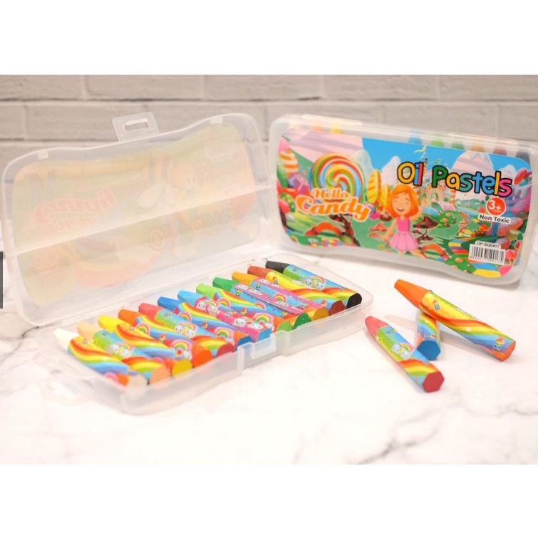 Jual CRAYON ANAK Mini / Kecil Isi 12 Warna (Tidak Beracun & Aman Untuk ...