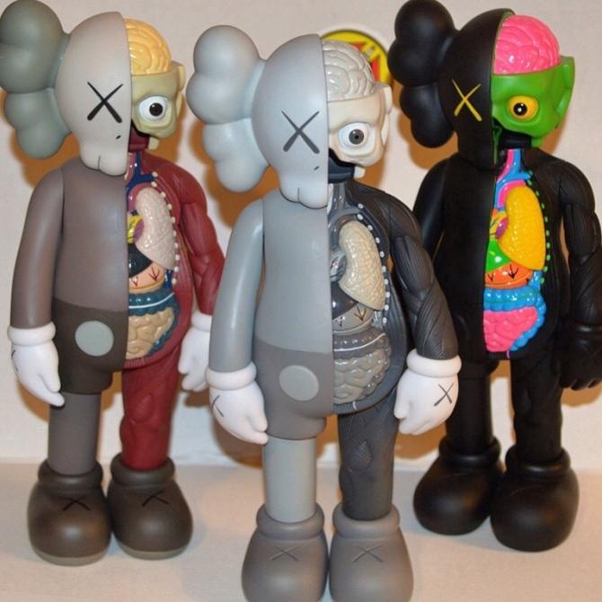 Jual MAINAN BONEKA ACTION FIGURE KAWS CAMPANION ANATOMI UKURAN ...