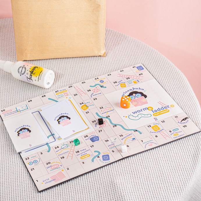 Jual Worm & Ladder - Ulat Tangga - Arisan Buku Board Game - Bookish ...