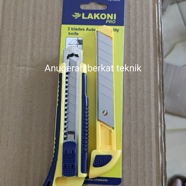 Jual PISAU CUTTER LAKONI PRO KATER CUTER 18 MM BESAR | Shopee Indonesia