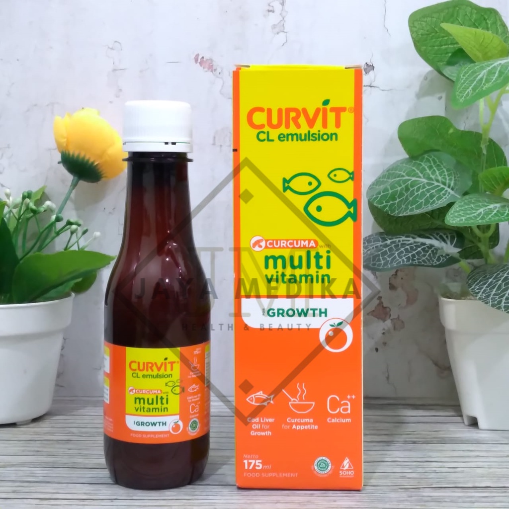 Jual Curvit CL Emulsion Curcuma Multivitamin 175 ml / Multivitamin Anak ...