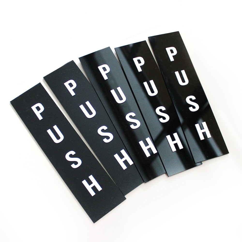 Jual Sign Board Push | Sign Label Akrilik | Shopee Indonesia