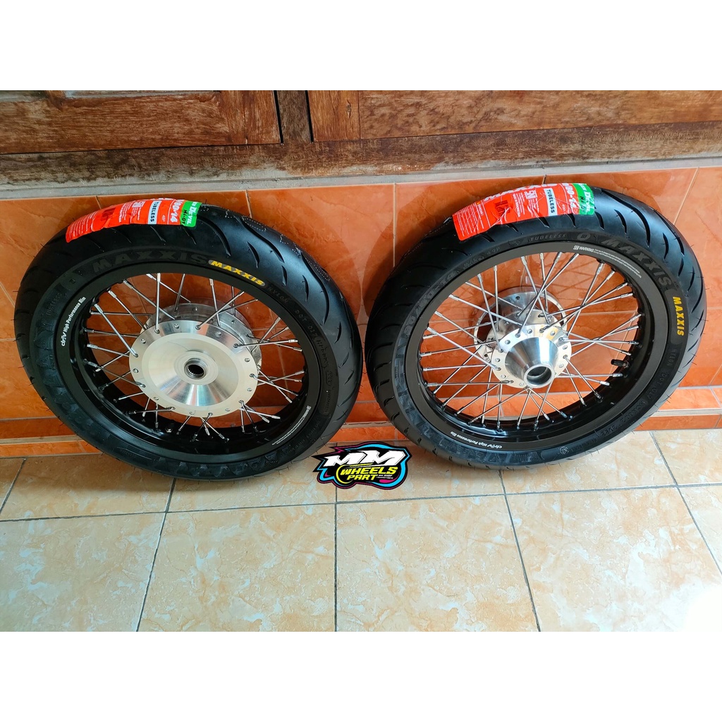 Jual SEPAKET VELG NMAX OLD, NMAX NEW, PCX, LEXI, AEROX RING 14, VELG ...