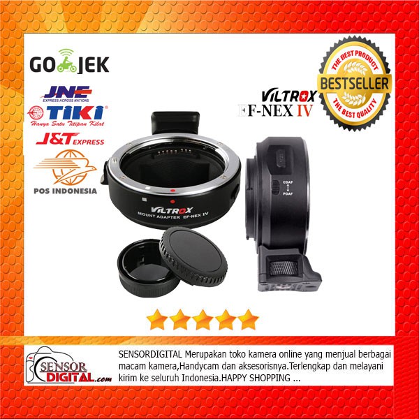 Jual Viltrox EF-NEX IV Auto Focus Lens Adapter for EF EF-S Lens to Sony NEX | Shopee Indonesia