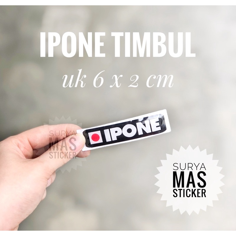 Jual stiker ipone timbul sticker logo racing | Shopee Indonesia