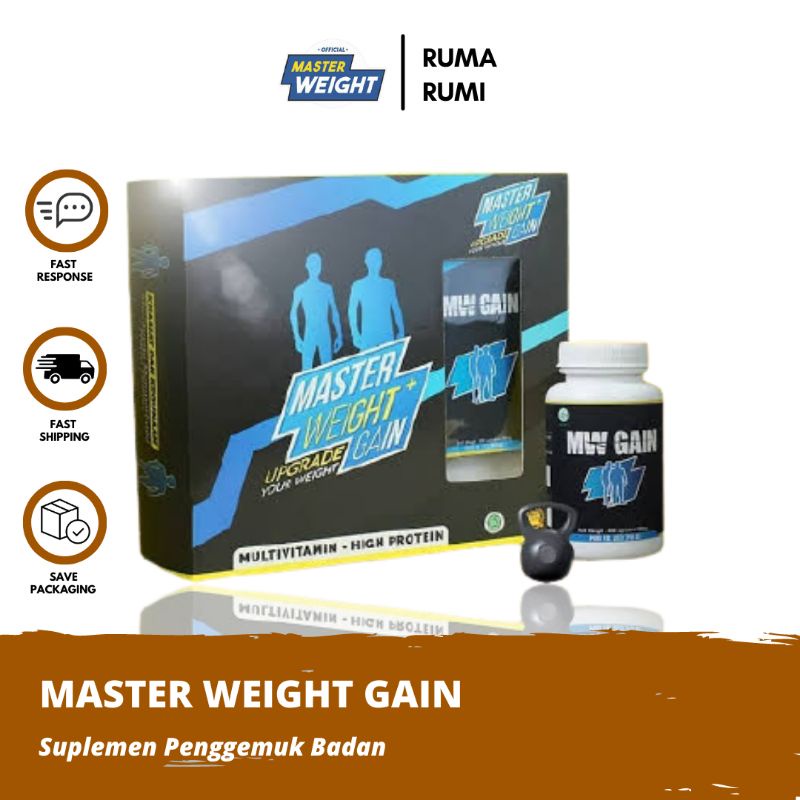 Jual MASTER WEIGHT GAIN 100% ORIGINAL Penggemuk Badan MWGAIN Terbaik ...