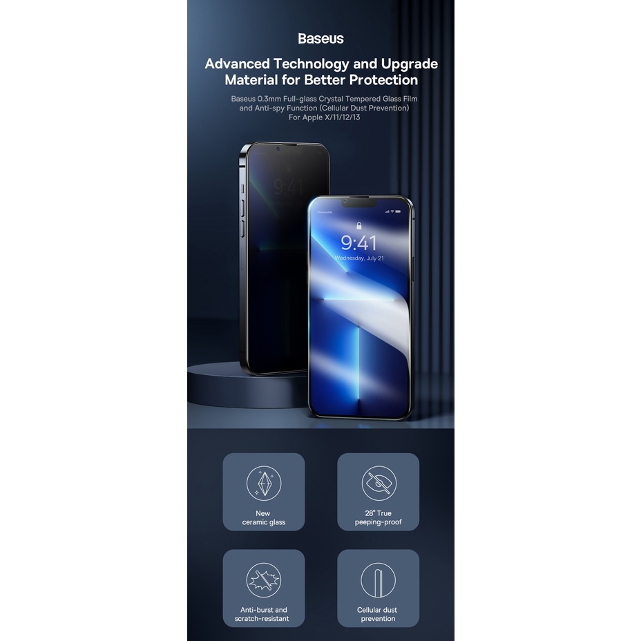 Jual Baseus Anti Dust Tempered Glass Iphone X Xs 11 Pro Xr 11 Xs Max 11