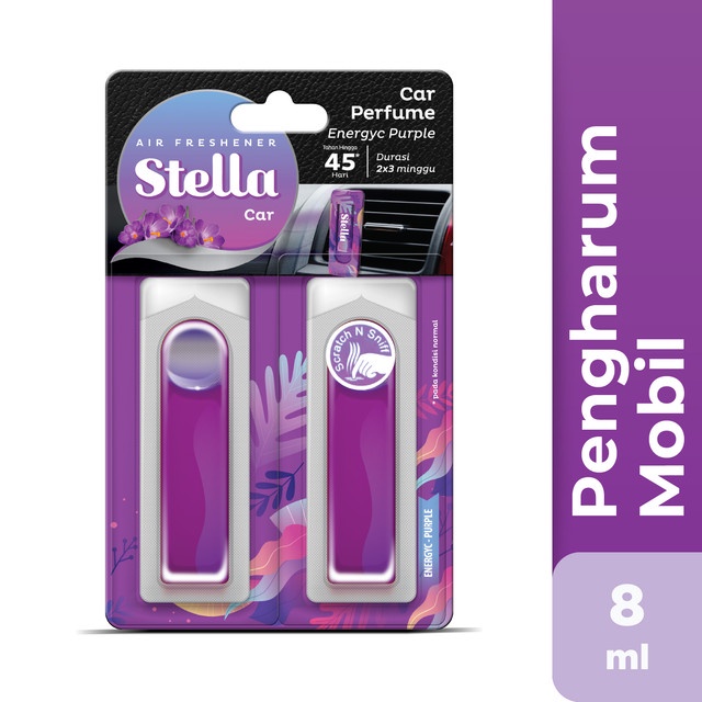 Jual Stella Car Parfume Refill Energyc Purple 8ml - Pengharum Mobil ...