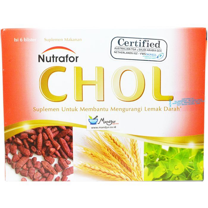 Jual Obat Obatan Herbal / Nutrafor CHOL - Suplemen Penurun Lemak Darah ...