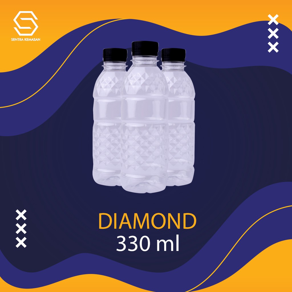 Jual Botol Plastik Diamond 330ml | Shopee Indonesia