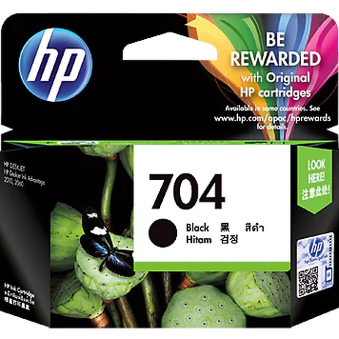 Jual HP Cartridge 704 Black ORIGINAL | Shopee Indonesia