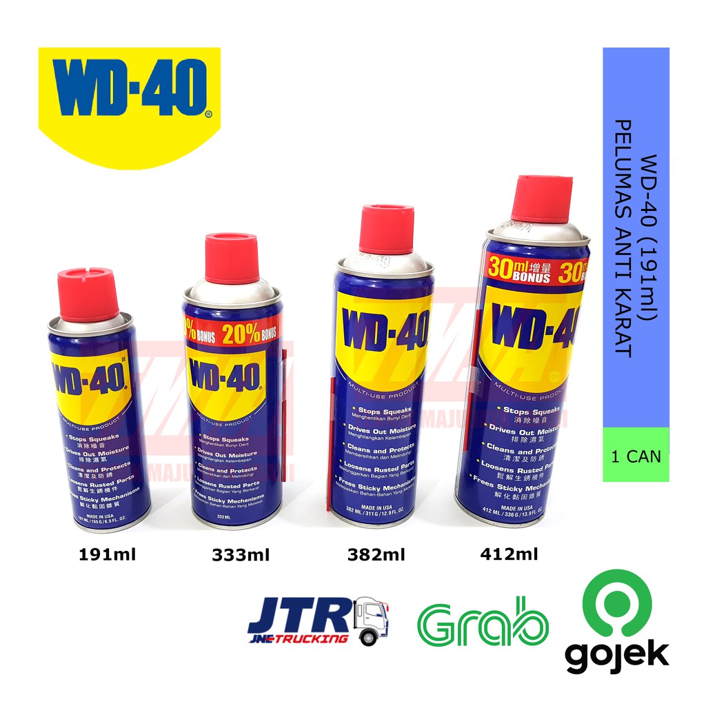 Jual WD-40 Pelumas Anti Karat WD40 (191ml) | Shopee Indonesia