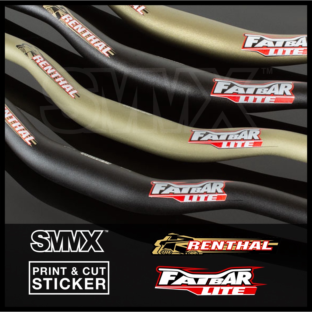 Jual Sticker Stiker Stang Renthal Fatbar Set | Shopee Indonesia