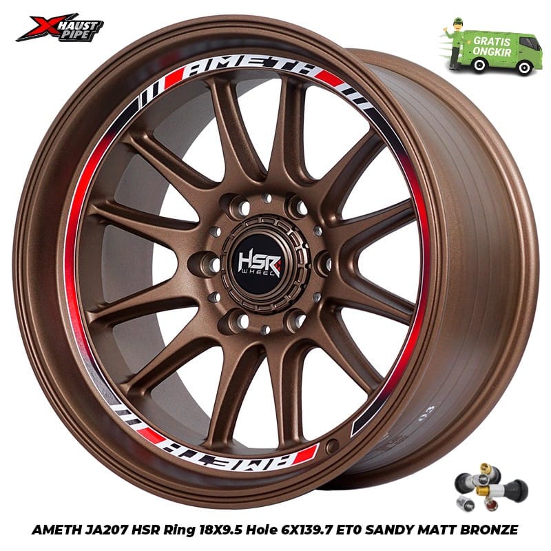 Jual VELG MOBIL AMETH R18 USER PAJERO FORTUNER HILUX DC TRITON STARADA ...