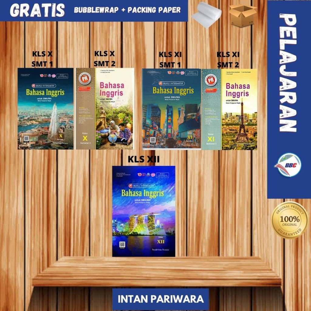 Jual BUKU PR/LKS INTERAKTIF BAHASA INGGRIS KELAS 10,11,12 INTAN PARIWARA | Shopee Indonesia