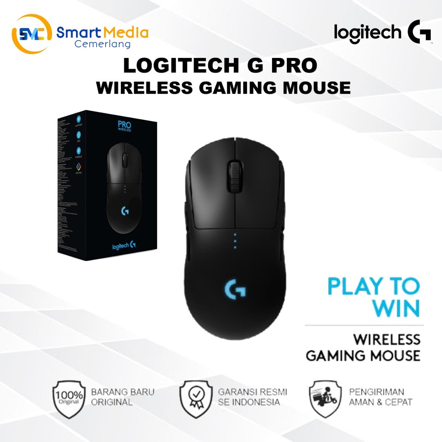 Jual Logitech G PRO Wireless (GPW) Mouse Gaming HERO 25K DPI for eSports | Shopee Indonesia