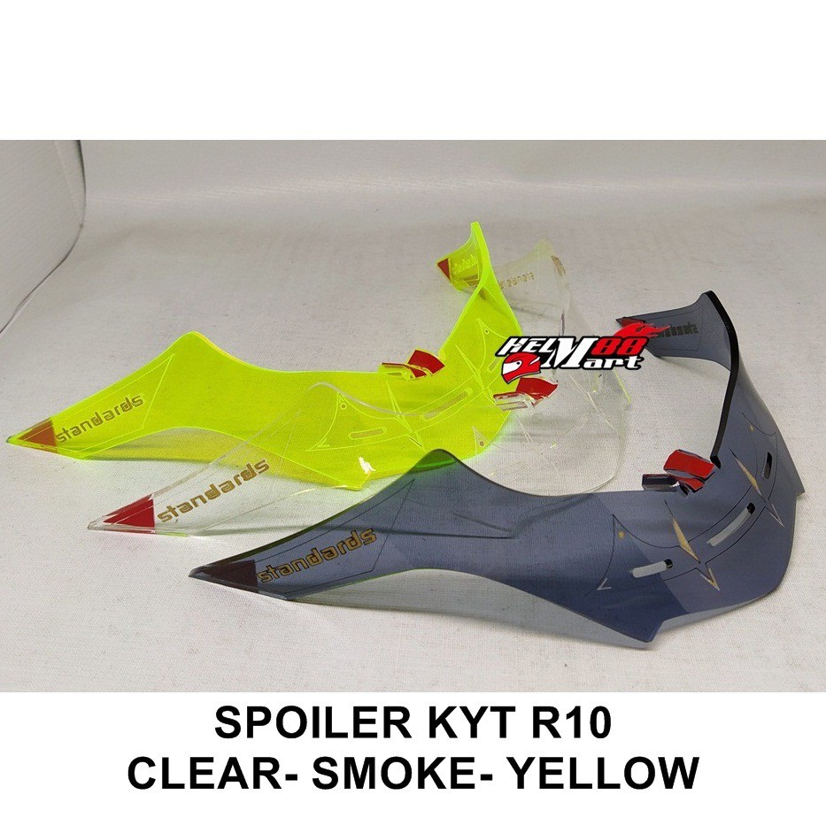 Jual Spoiler KYT R10 Spoiler Helm Full Face Spoiler R-10 | Shopee Indonesia