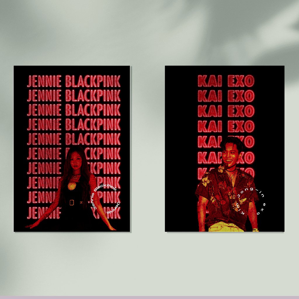 Jual Poster Idol (bts,blackpink,exo,kurt cobain,liam gallagher,niall ...