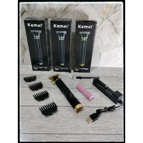 Jual Alat Cukur Rambut KEMEI T9 Elektrik Profesional Hair Trimmer ...