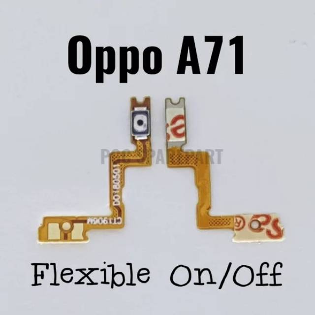 Jual Original Flexible Konektor Power On Off Oppo A71 / CPH1717 - Flexible Flexibel Fleksibel ...