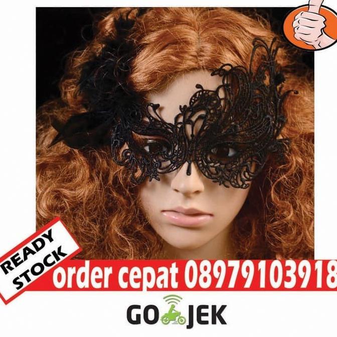 Jual ~~~~~] topeng renda hitam v1 topeng pesta topeng cantik | Shopee ...