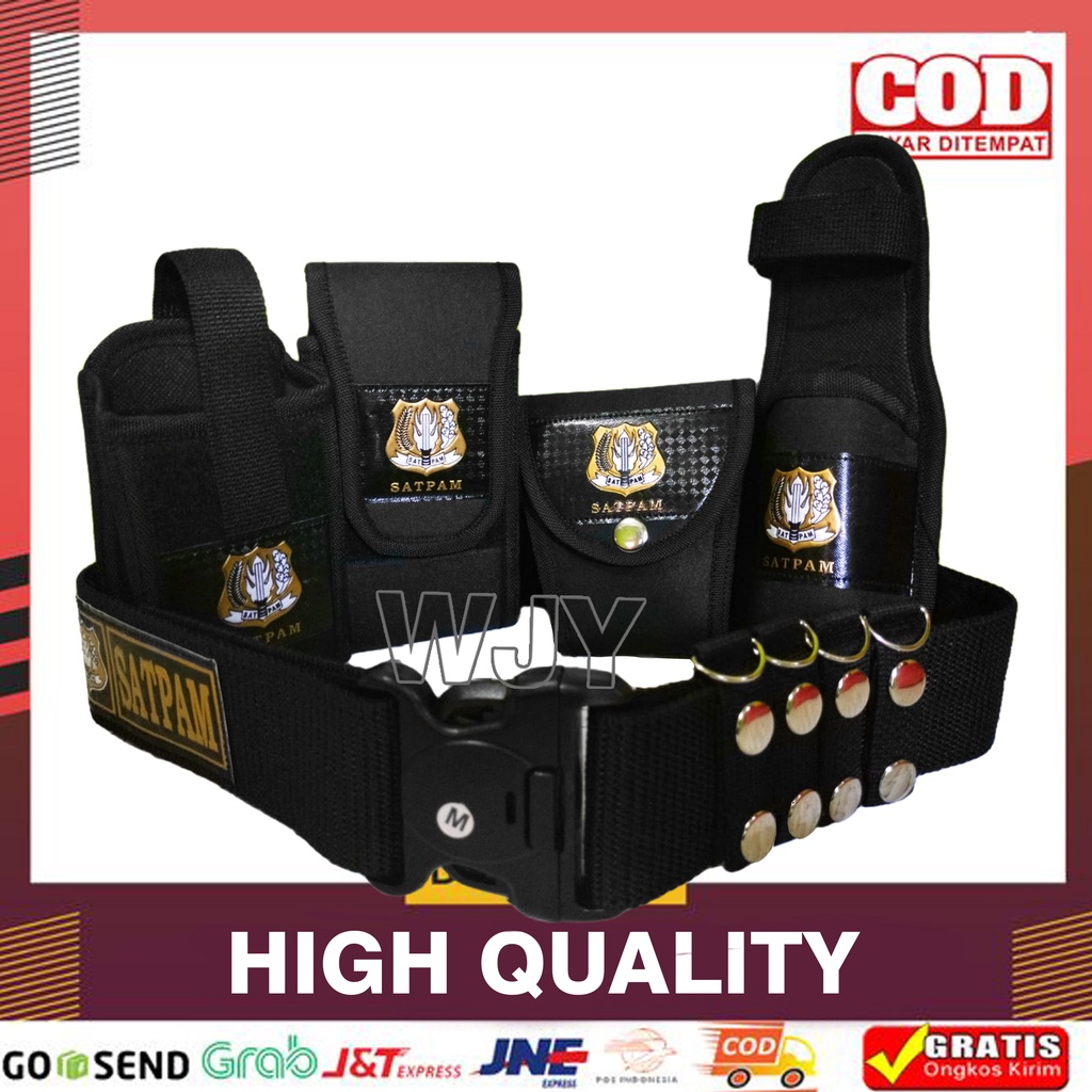 Jual KOPEL SATPAM LENGKAP 1 SET PERLENGKAPAN ATRIBUT LOGO SATPAM ...