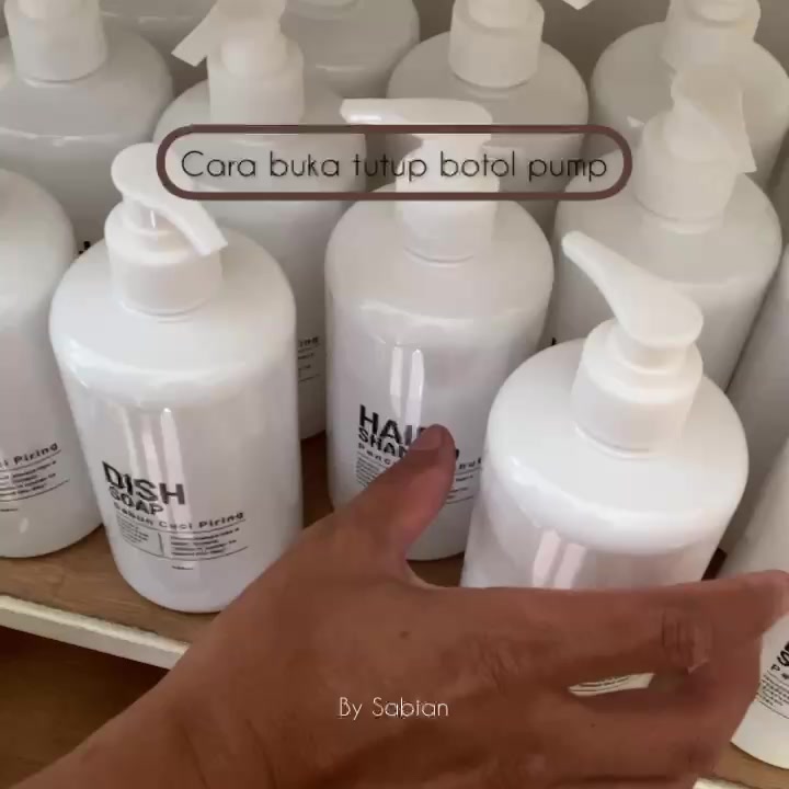 Jual Botol Refill Sabun dengan sticker terbaru / Botol Pump / Botol ...