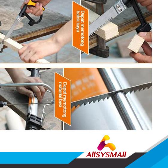 Jual Magic Saw Gergaji Multifungsi Set 3 Way Blade Kayu Besi Pipa ...