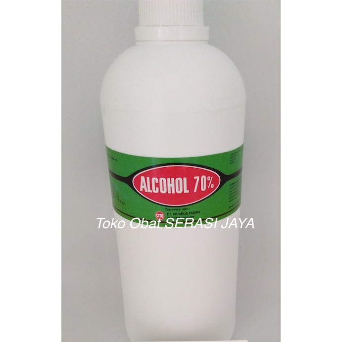 Jual Cito Alcohol 70 % 1000 ml Antiseptik Pencuci Luka dan Alat Medis ...